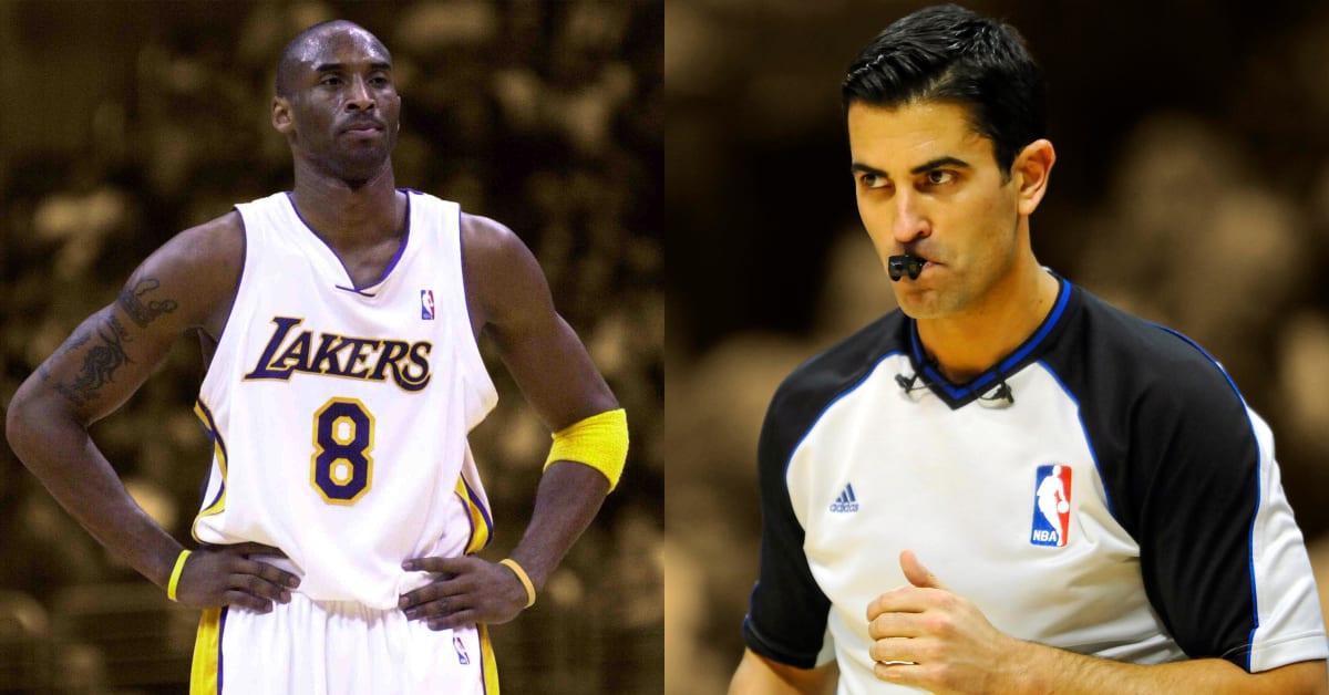 Kobe Bryant once gave this rookie ref a harsh reality check ...