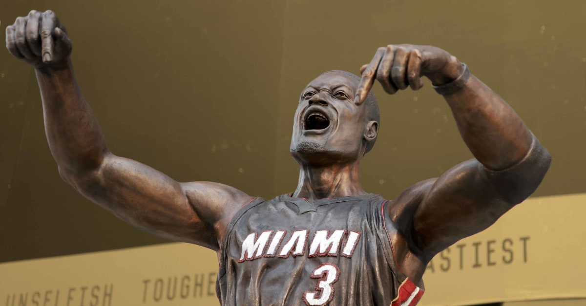 Dwyane Wade pushes back against criticism of his statue - Basketball ...