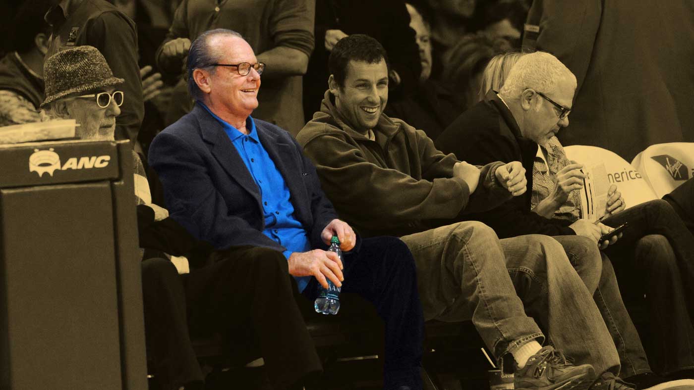 Jack Nicholson on walking out after Ralph Sampson's buzzer-beater in ...