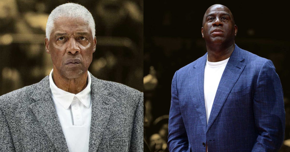 When Magic Johnson paid tribute to his mentor Julius Erving ...