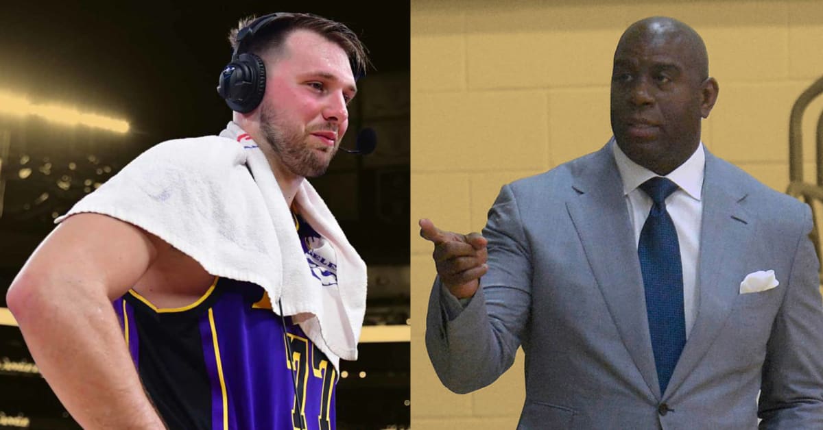 Magic Johnson is excited to watch Luka Doncic's Lakers live ...