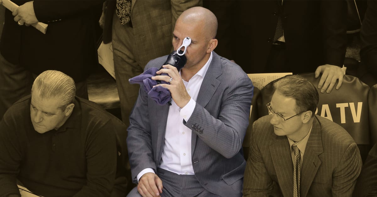 Kidd recalled the moment he spilled water to gain a timeout ...