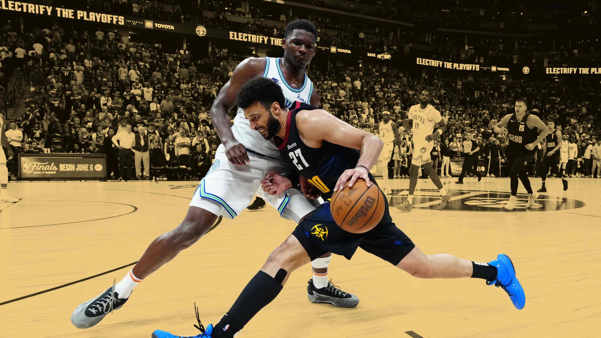 Anthony Edwards trash talks Nuggets fans in Game 7 victory - Basketball ...