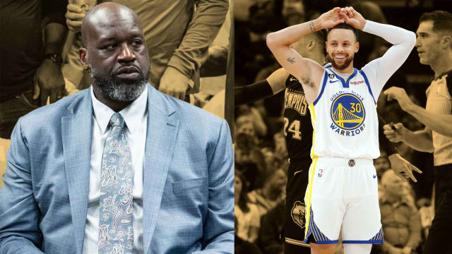 Shaq calls himself the ‘Black Steph Curry’ at the foul line ...