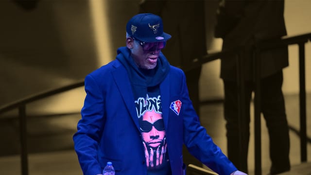 "He will not touch a ball before we play" — Jack Haley on Dennis Rodman ...