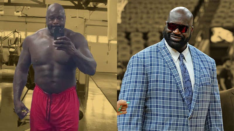 Shaquille Oneal Shirtless
