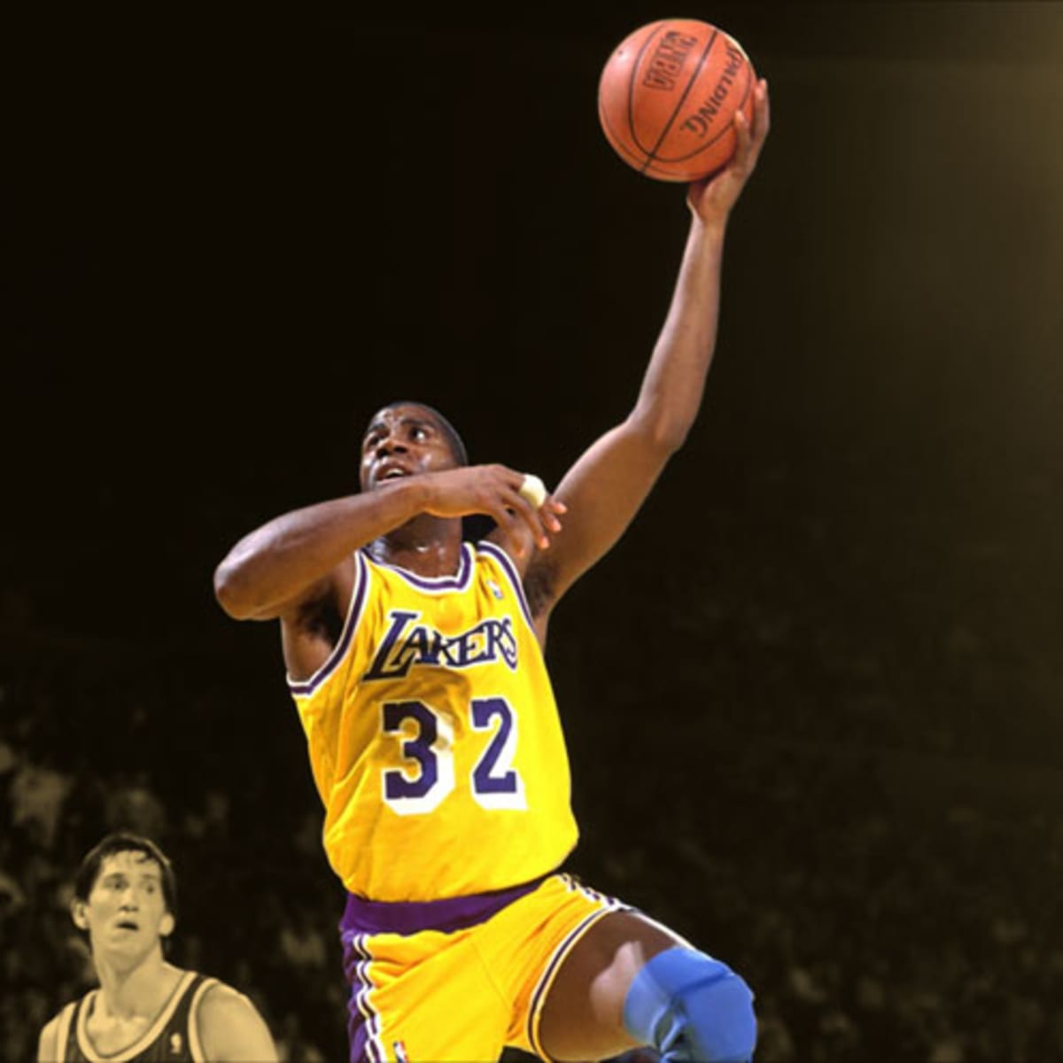 Magic Johnson Dunking