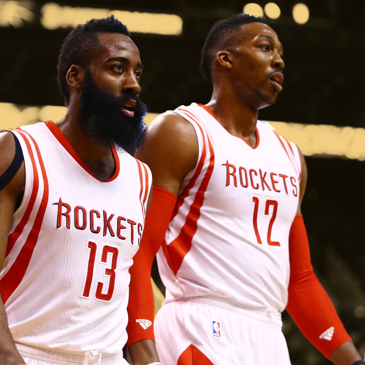 James Harden And Dwight Howard In Game
