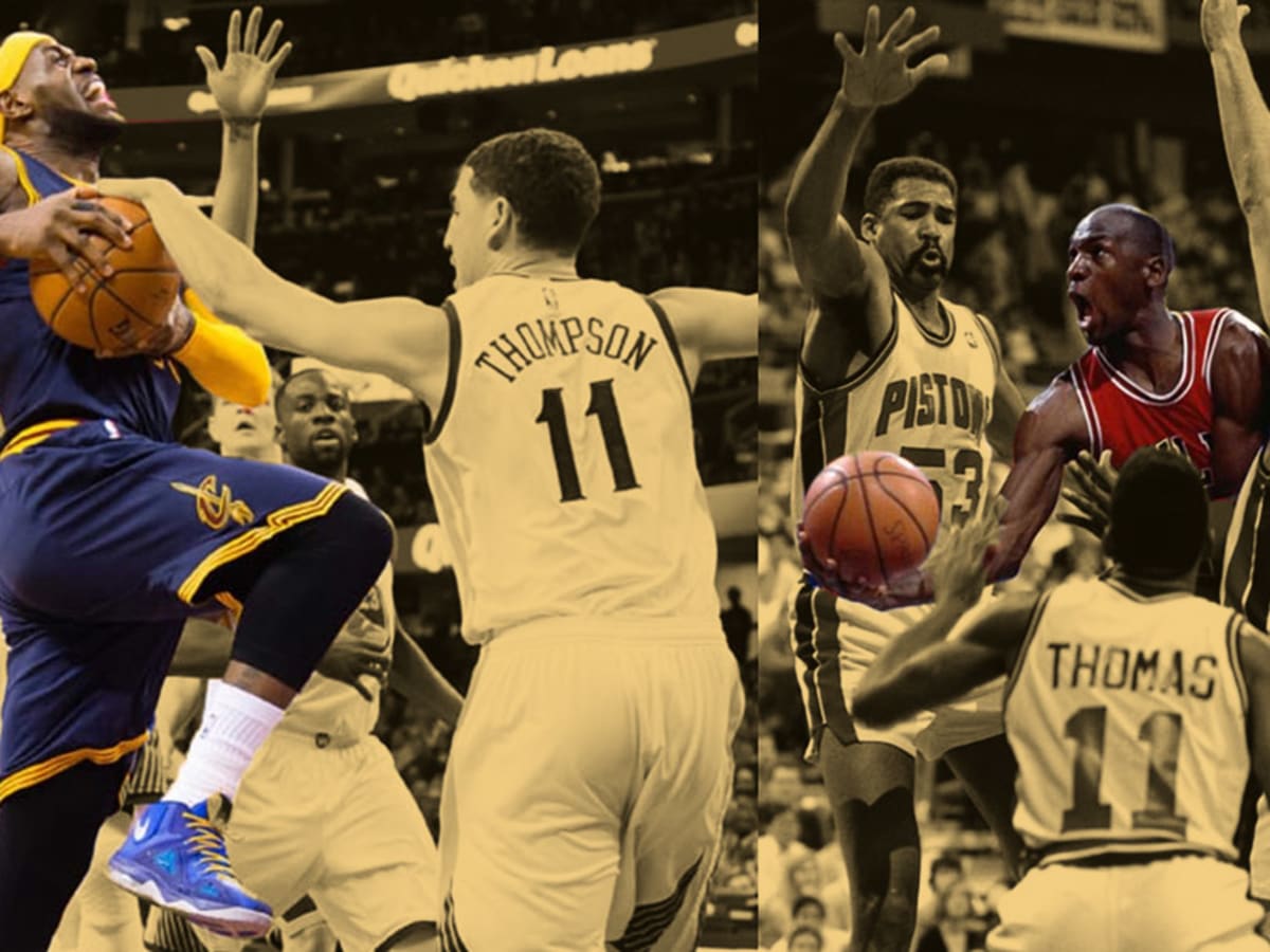 Lebron James Guarding Michael Jordan Wallpaper