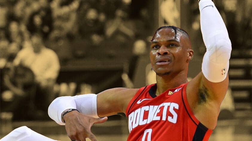 Westbrook is officially the worst 3pt shooter in NBA history ...