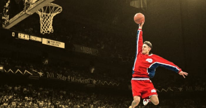 The only white guy to ever win the NBA Dunk Contest - Basketball ...