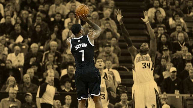 What Joe Johnson did to have a career-best % from the 3pt back in '05 ...