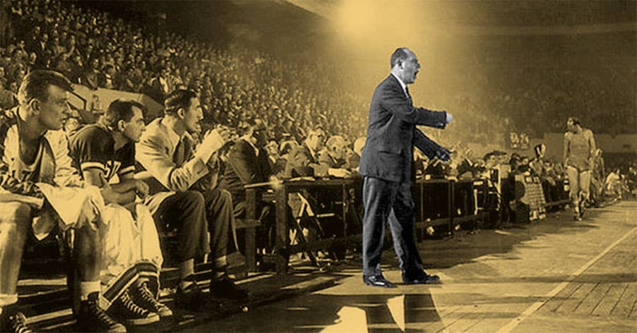 Red Auerbach's message to coaches and players “Let's clean this thing ...