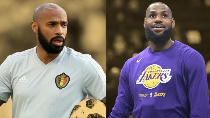Thierry Henry shares his thoughts on why LeBron James would be an elite ...