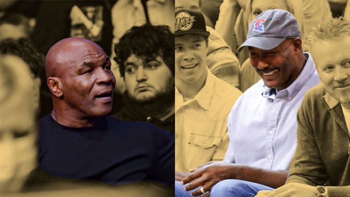 "You're my man, Mailman" — Mike Tyson and Karl Malone's epic meeting at Magic Johnson's charity ...