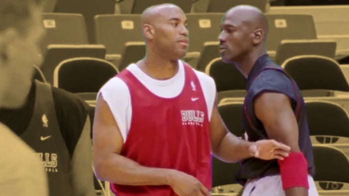 Scott Burrell said Michael Jordan wanted him to play hard on him every ...