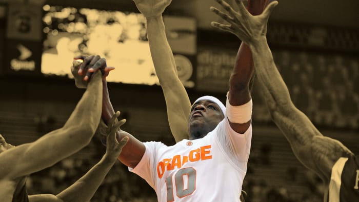 Johnny Flynn after playing in the 2nd-longest game in NCAA history ...