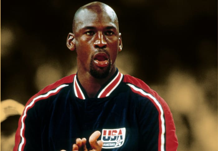 Michael Jordan had a good reason to use the American flag to cover ...