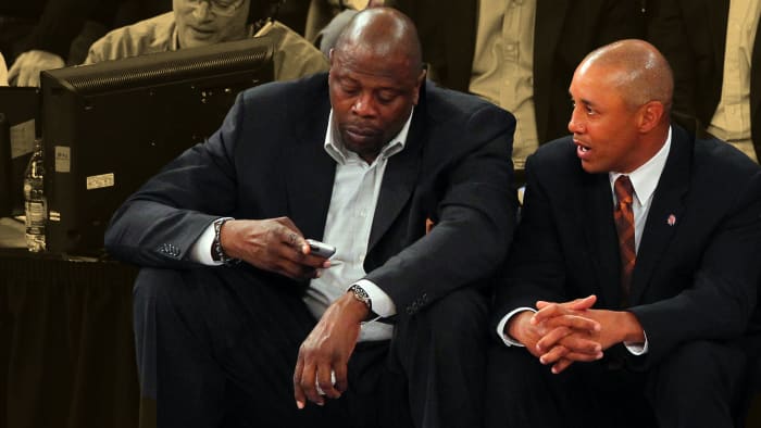 When John Starks' mother warned Patrick Ewing to not hit his son again ...