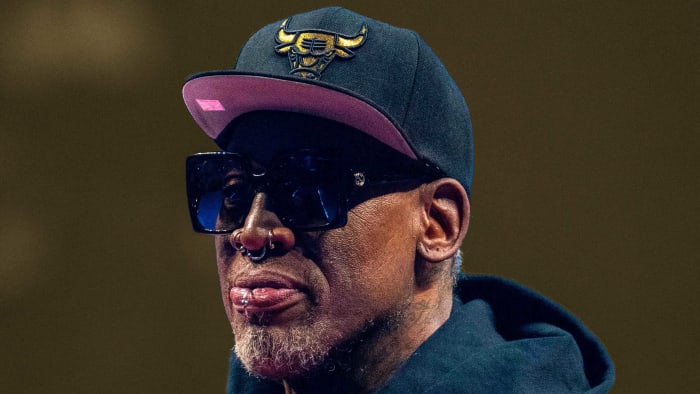 Dennis Rodman shocks everyone with his new face tattoo - Basketball ...