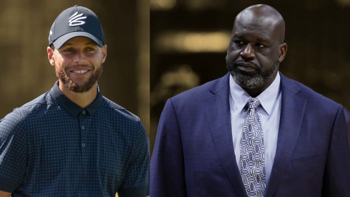 Stephen Curry would be Shaq's first choice when it comes to to teaming ...