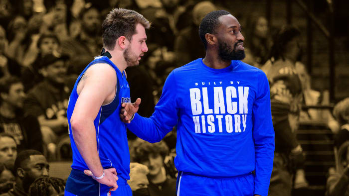 Theo Pinson discusses his first pickup game against Luka Doncic -- “He ...