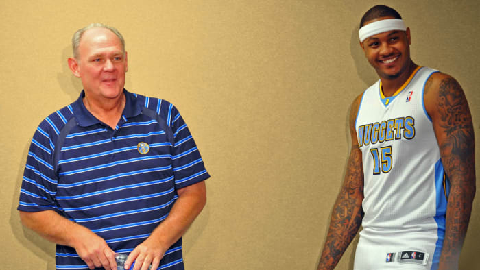 Why Carmelo Anthony is a "user" according to George Karl - Basketball ...