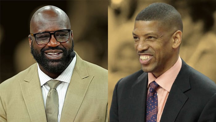 Kevin Johnson pays tribute to Shaq by having a special plus-size seat for him in his LA ...