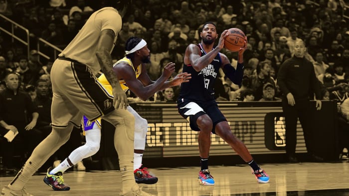 Paul George on shooting over Patrick Beverley - Basketball Network ...