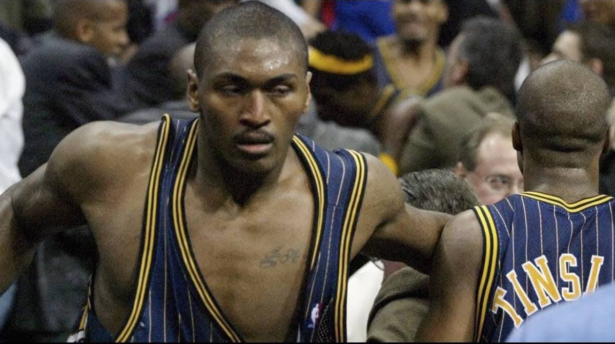The fan who threw the drink at Ron Artest during the Malice at the ...