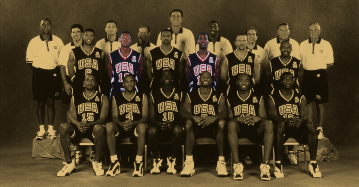 When Payton punched Ray Allen during a practice at the Olympics ...