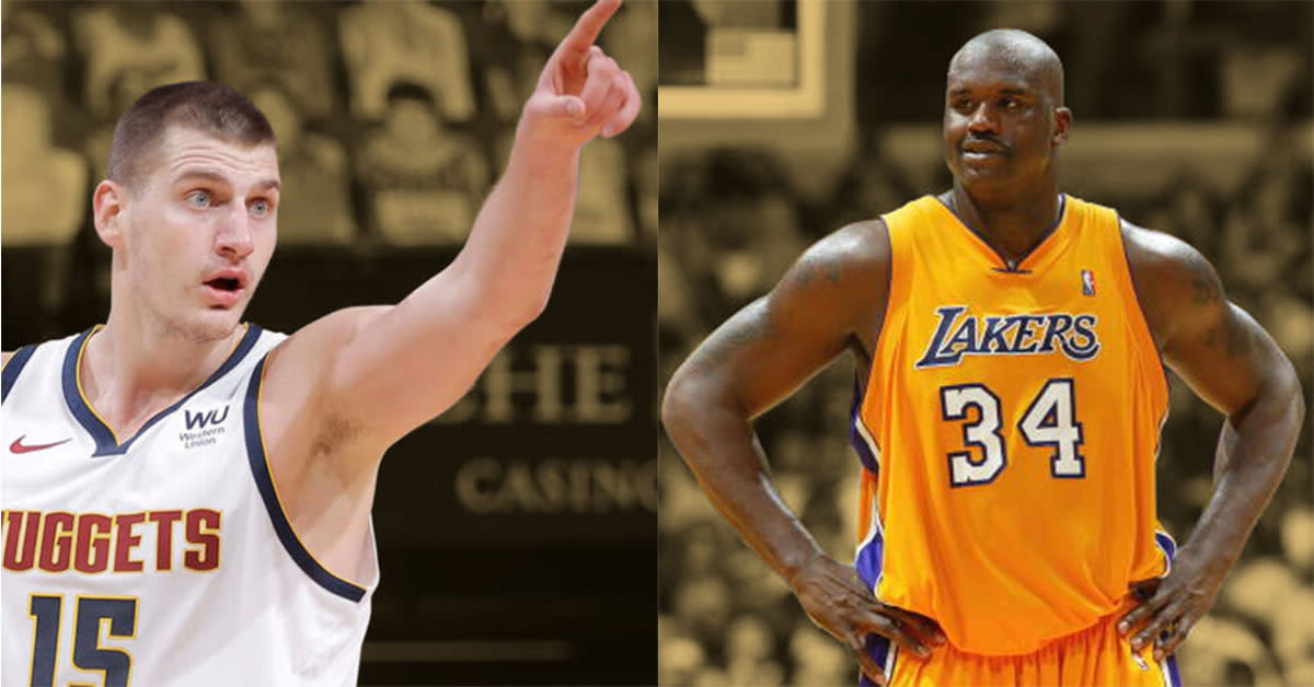 “Because of you, the big man is back.” Shaq shows love to Nikola Jokić ...