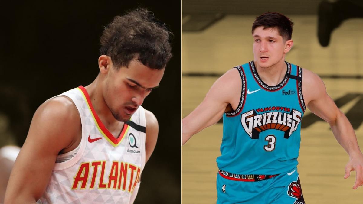 Grayson Allen mocks Trae Young for calling him out on tripping ...