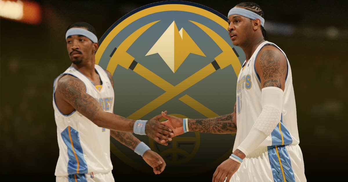 Carmelo Anthony And Jr Smith Fight