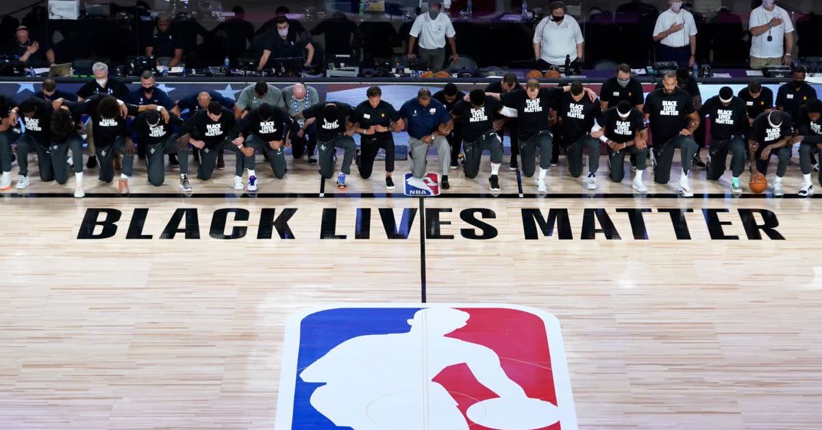 THE BUCKS AND MAGIC BOYCOTT game 5 to protest the shooting of Jacob ...