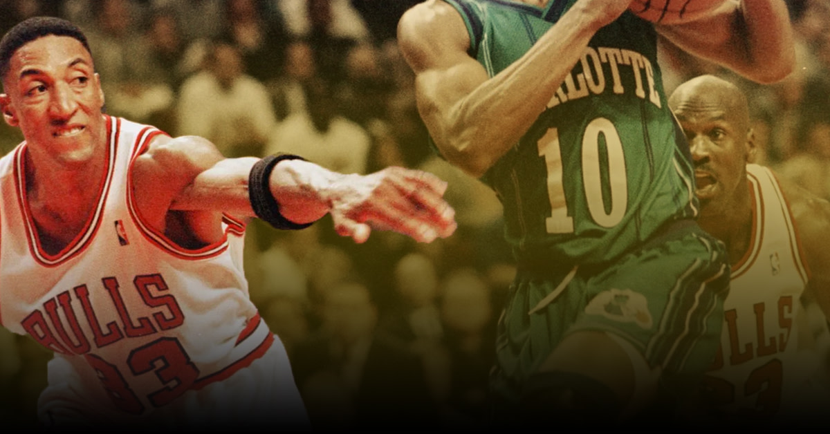 Scottie Pippen's near-perfect game against the Hornets - Basketball ...