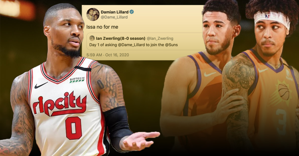 “ISSA NO FOR ME” Dame's simple response to a fan asking him to join the ...