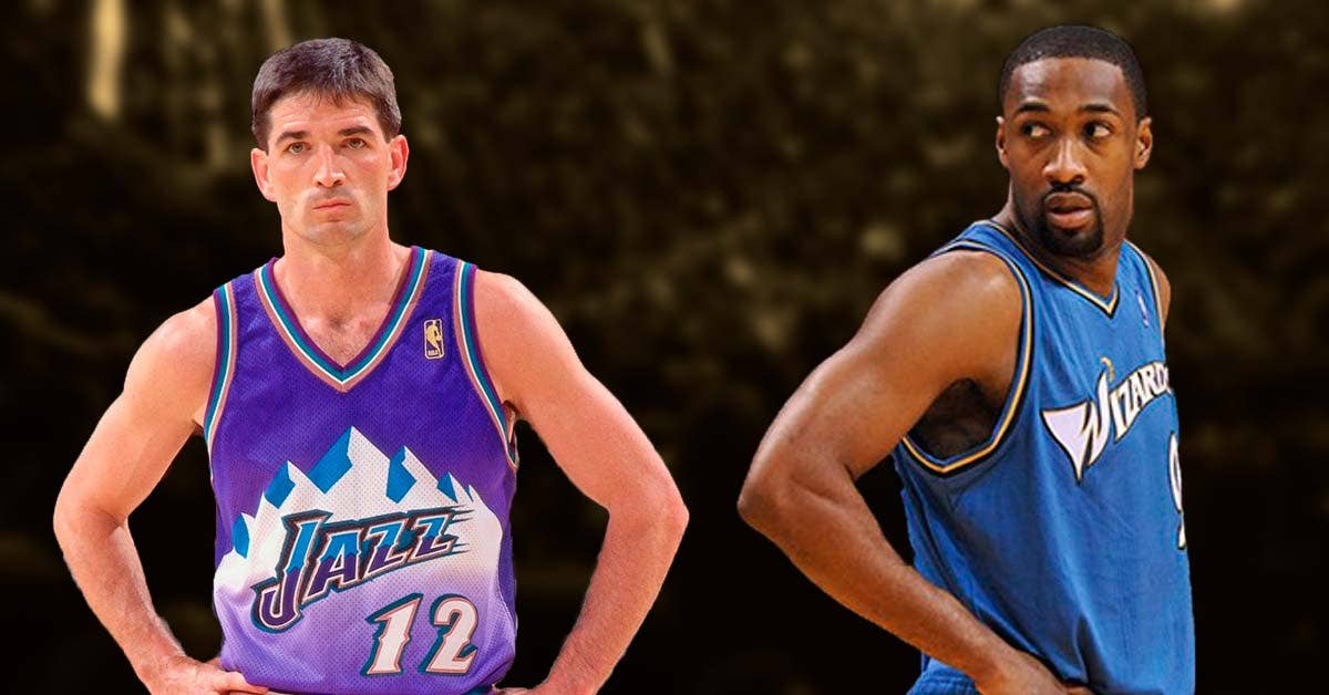 "He's getting his a** busted" -- Arenas on playing Stockton 1-on-1 ...
