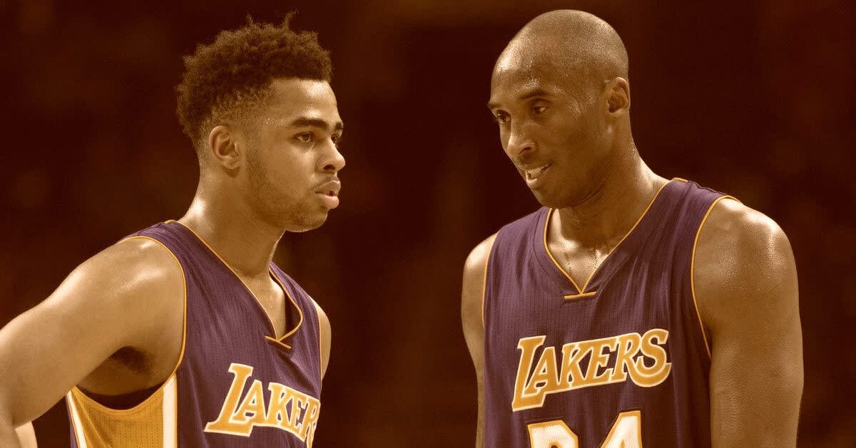 D'ANGELO RUSSELL SHARES ONE OF his favorite Kobe Bryant & Damian ...