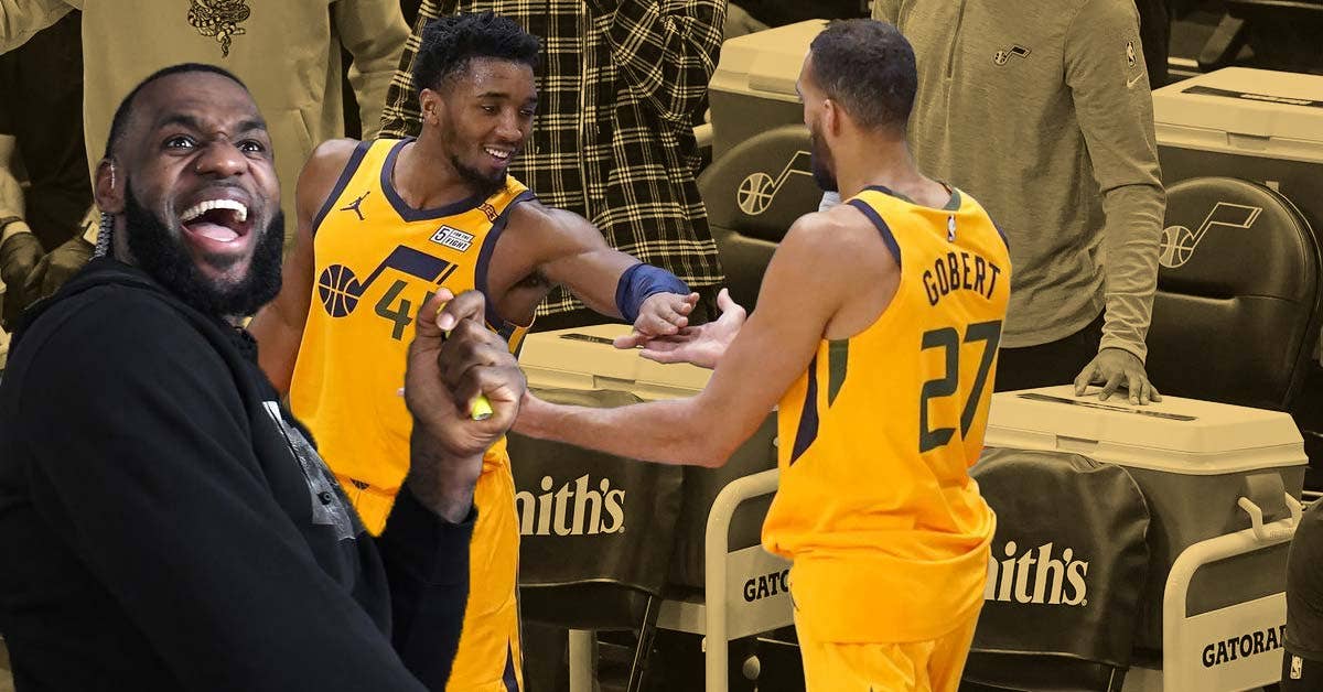 LeBron James mocked the Utah Jazz during the NBA All-Star Game Draft ...