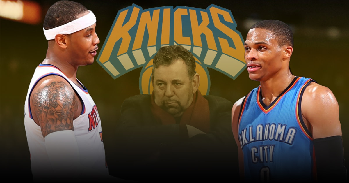 The Knicks leader in assists for the past 15 years has been...Melo ...