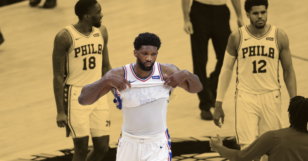 The 76ers lost behind Joel Embiid's historic 2nd half meltdown ...