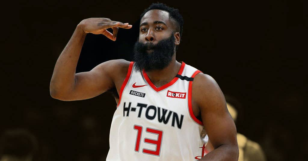THE FIRST ONE EVER TO DO IT Harden led the NBA in points, assists, and ...