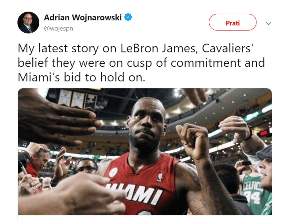 Does Woj hate LeBron? - Basketball Network - Your daily dose of basketball