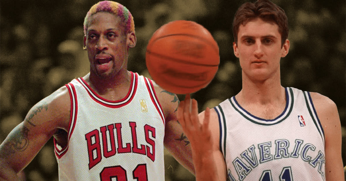 Dennis Rodman Bulls Fight