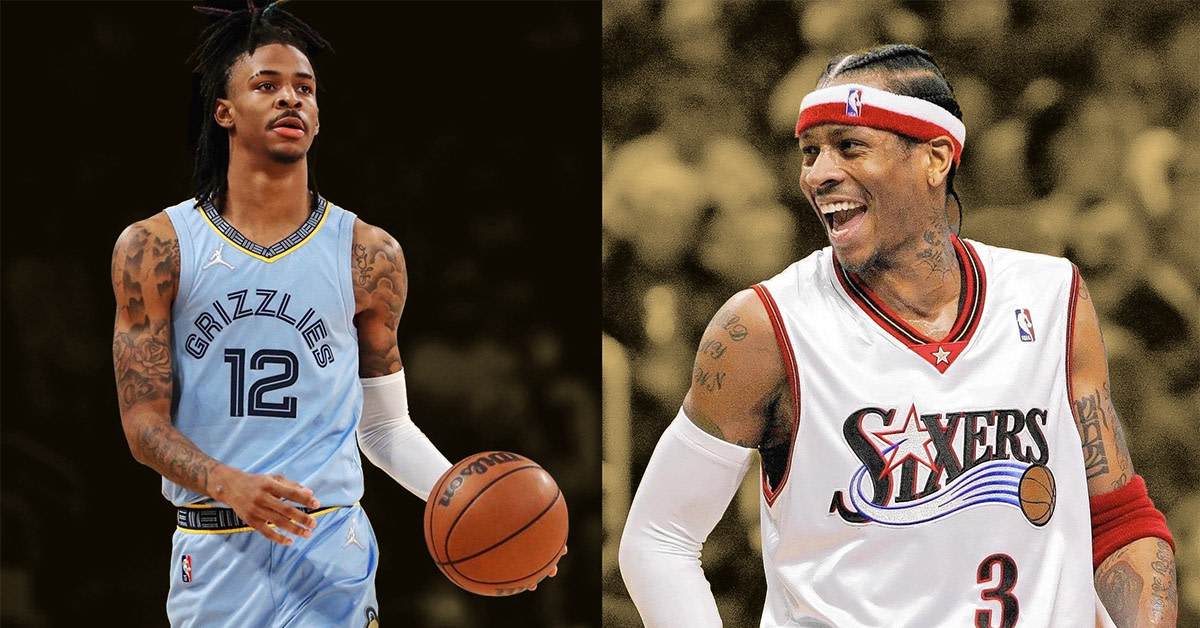 Allen Iverson explains which similarities he sees in Ja Morant that ...