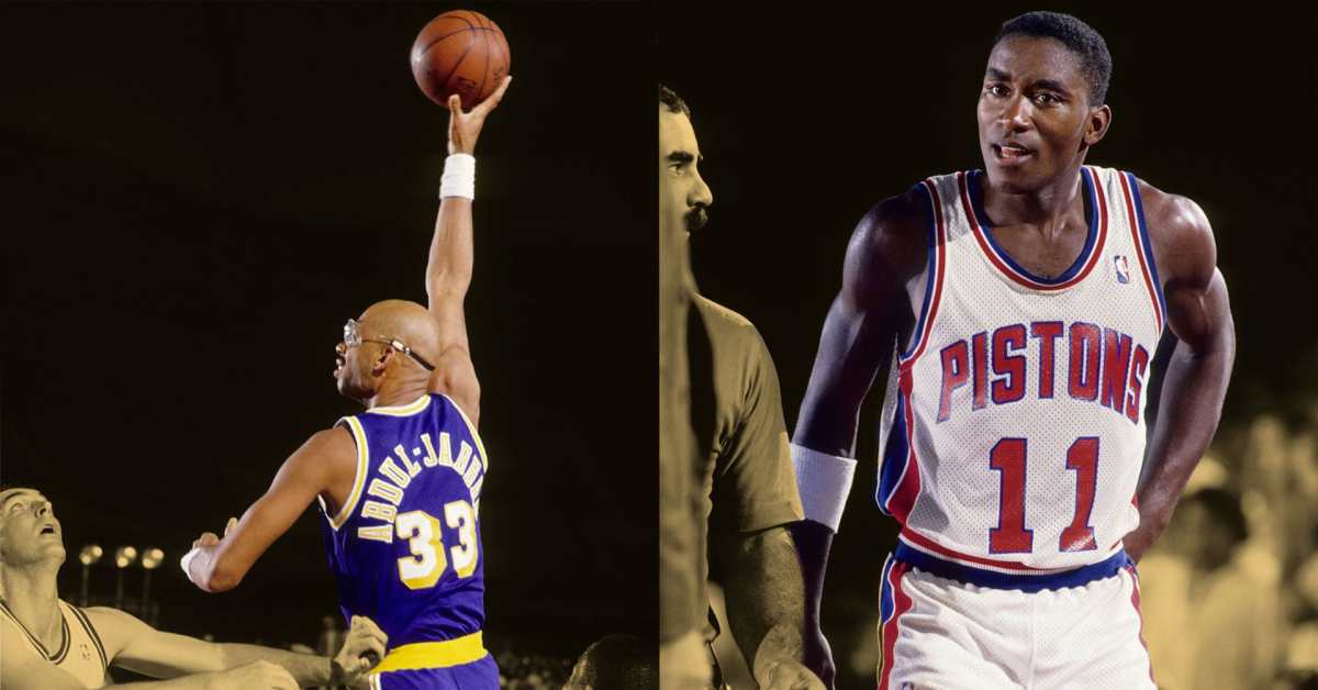 Isiah Thomas shares a wild Kareem trash-talking story: "Is this your ...