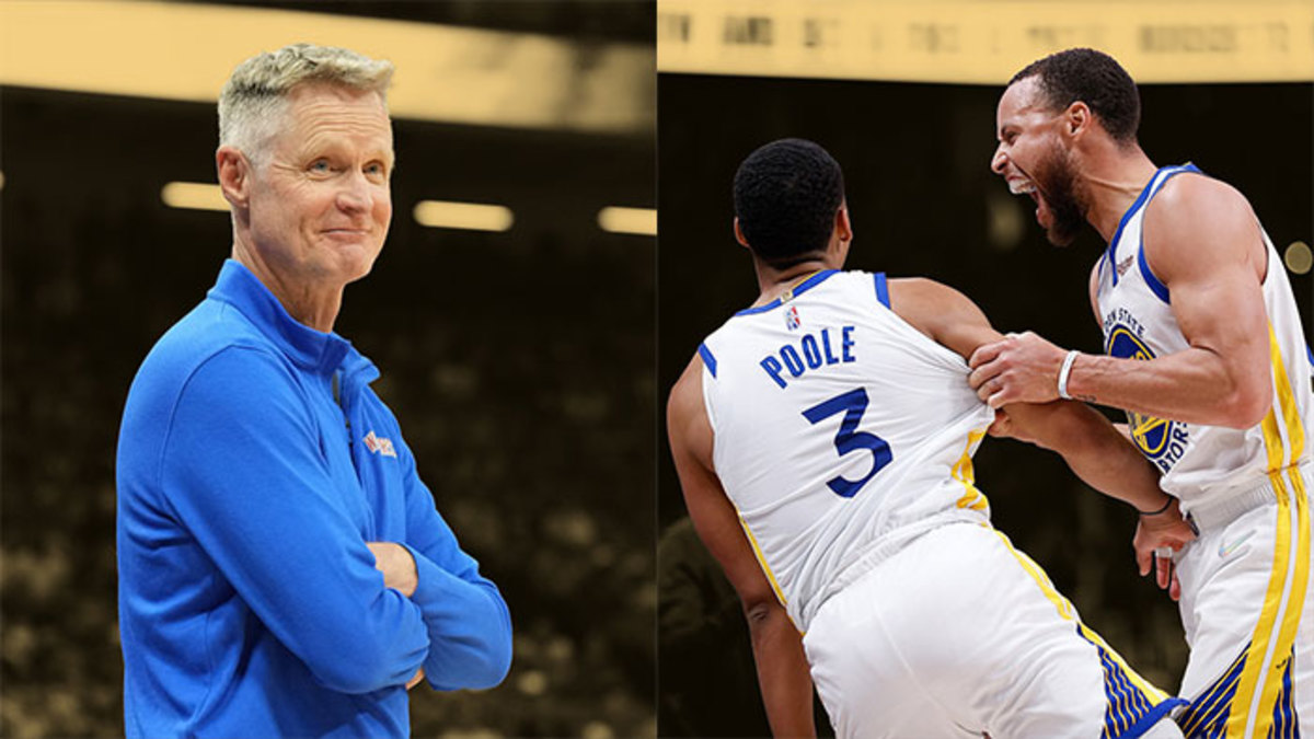 Steve Kerr reveals the innovator of the Steph Curry-Jordan Poole swing dance play - Basketball ...