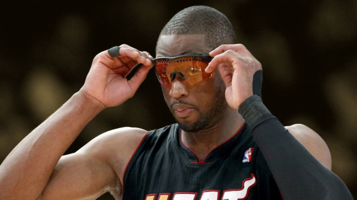 That time the NBA banned Dwyane Wade's migraine goggles - Basketball ...