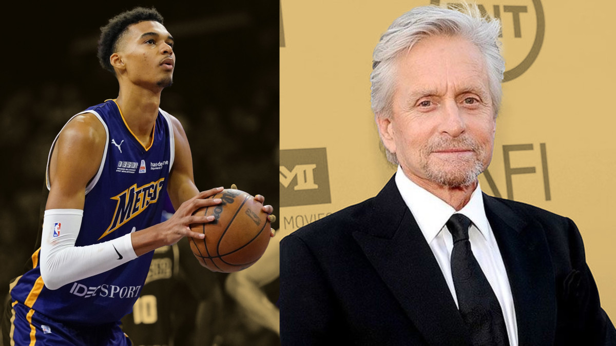 Michael Douglas reveals which team he wants to draft Victor Wembanyama ... Michael Douglas reveals which team he wants to draft Victor Wembanyama ...